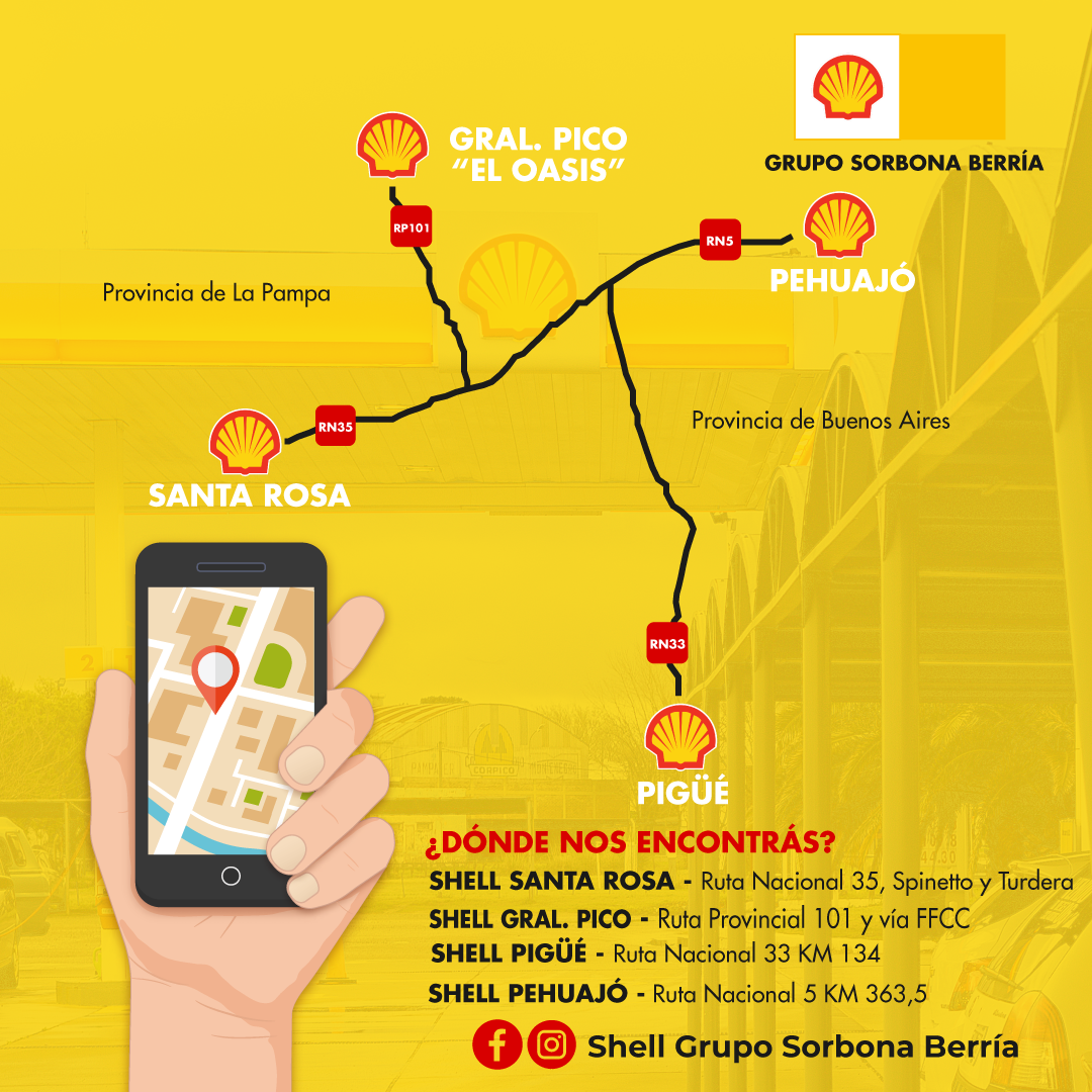 🤔¿Dónde encontrás la ⛽️Shell Grupo Sorbona Berría más cercana? - Grupo ...